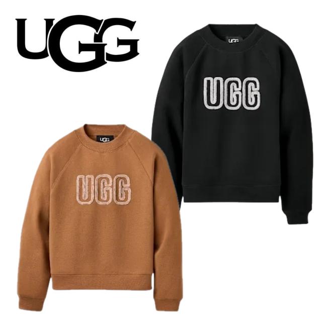 アグ UGG トレーナー 1171477 裏起毛 レディース ロゴ クルーネック トップス 丸首 長袖 プルオーバー スウェット UGG W Logo Crewneck