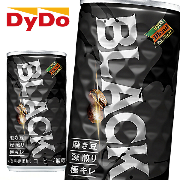【賞味期限：2023年8月末】【※東北地方・北海道・沖縄県配送不可】【送料無料】【3ケース】DyDo ダイドー ブレンド ブラック 185g缶×30の通販はau PAY マーケット - 産直 ...