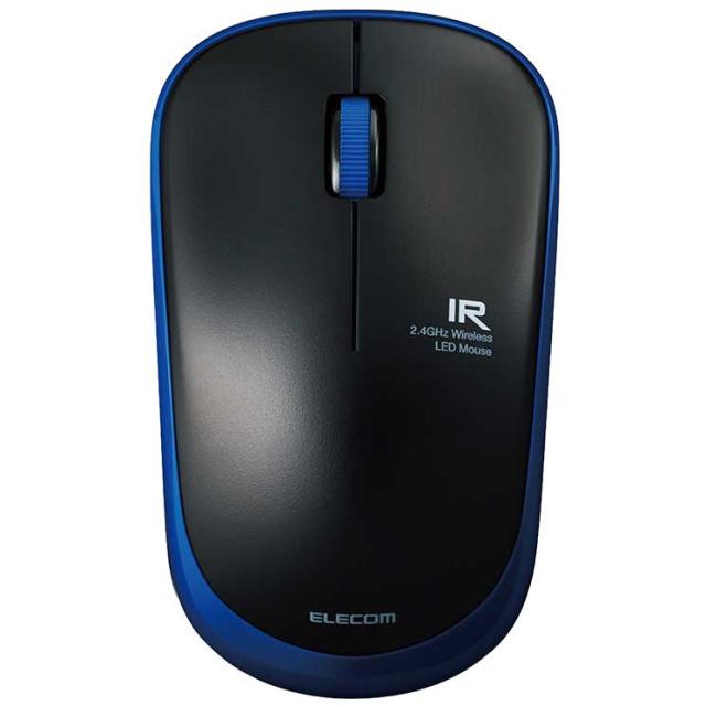 エレコム ワイヤレスマウス USB 3ボタン IR LED 静音 省電力 シンメトリーデザイン PS5 ブルー ELECOMの通販はau PAY マーケット - CROSSROAD au ...