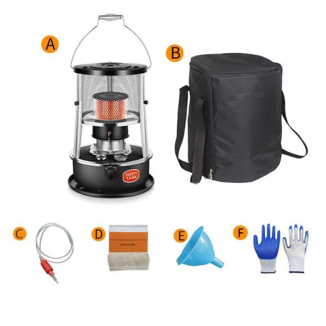 石油ストーブ 小型 暖房ストーブ タンク容量4.5L/6L 多機能 火力調節