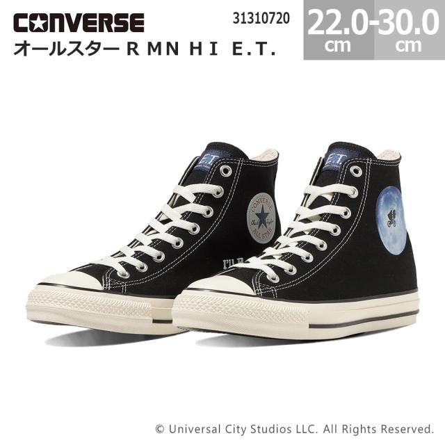 ETコラボ コンバース オールスター R MN HI E.T. ALL STAR R MN HI E.T. スニーカー シューズ レディース メンズ ブラック 22.0-30.0cm 31310720