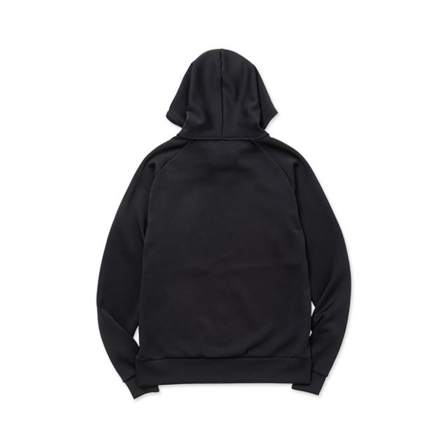 SY32 メンズ パーカー ダブルニット エンブロイダリー ロゴ ジップ