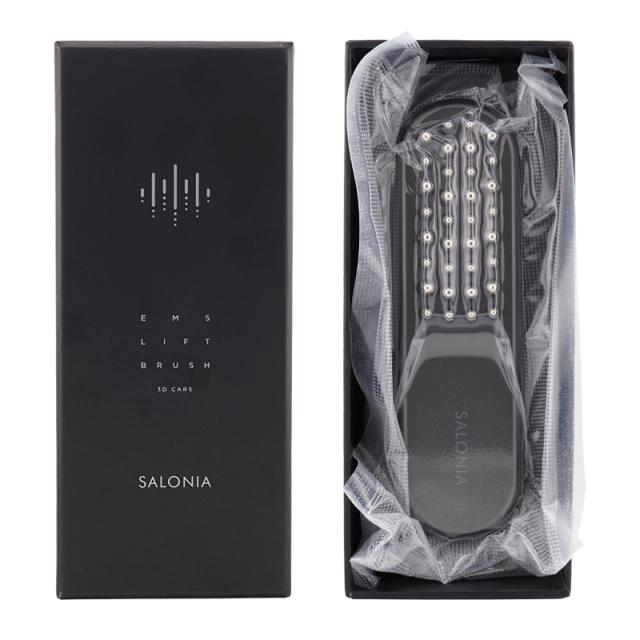 SALONIA サロニア EMSリフトブラシ 3Dケア 完全防水 全身ケア 8段階レベル調整  約167g  充電式 [ギフトラッピング対応]