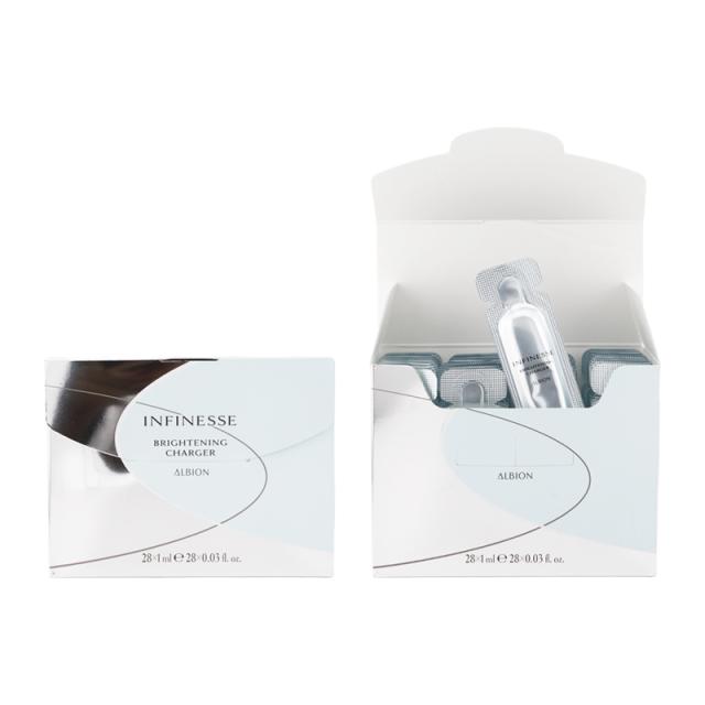 ALBION アルビオン アンフィネス ブライトニング チャージャー1.0ｍL×28個 シミ ソバカス  ハリ肌 肌あれ [ギフトラッピング対応]