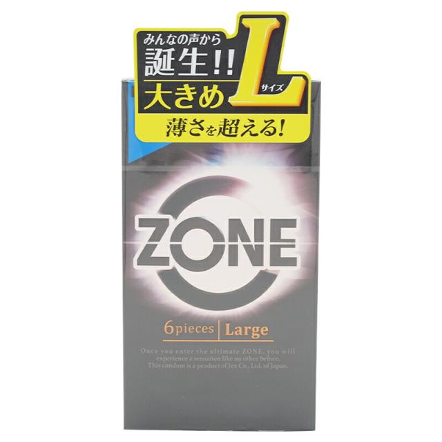JEX ジェクス ZONE ゾーン Largeサイズ 6個入り コンドーム ゾーン ラージ Lサイズ 大きめ 避妊具 避妊用品 ステルスゼリーの通販はau PAY マーケット - ダイキ au ...