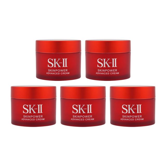 [5個セット]SK-II SK2 エスケーツー スキンパワーアドバンスト クリーム15g  美容クリーム 携帯ミニサイズ お試し[ギフトラッピング対応]