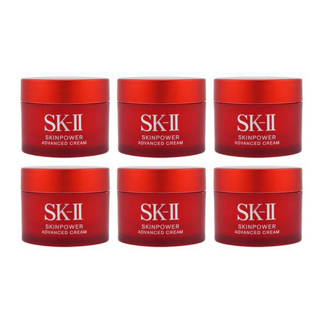 [6個セット]SK-II SK2 エスケーツー スキンパワーアドバンスト クリーム15g  美容クリーム 携帯ミニサイズ お試し[ギフトラッピング対応]