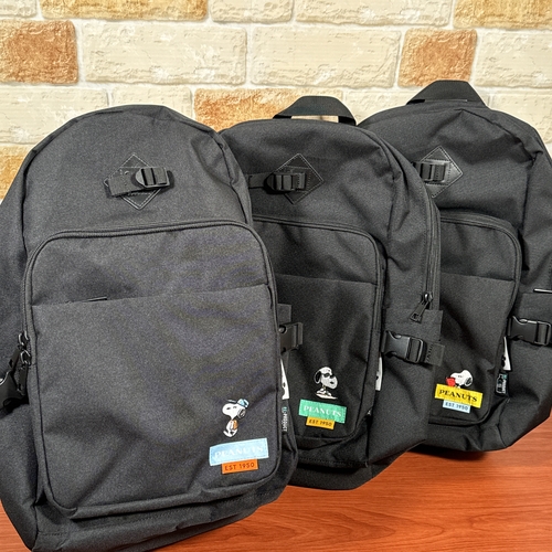 送料無料 ピーナッツ/スヌーピー スクリュック RE-PET SPZ-3744-6 /ブルーネーム／スヌーピー グリーンネーム／ジョー・クール イエローネーム／スヌーピー