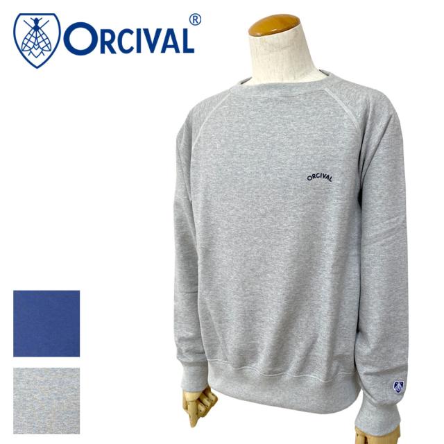Orcival オーシバル コットン裏毛 スウェットプルオーバー メンズ OR-C0430 MAZ