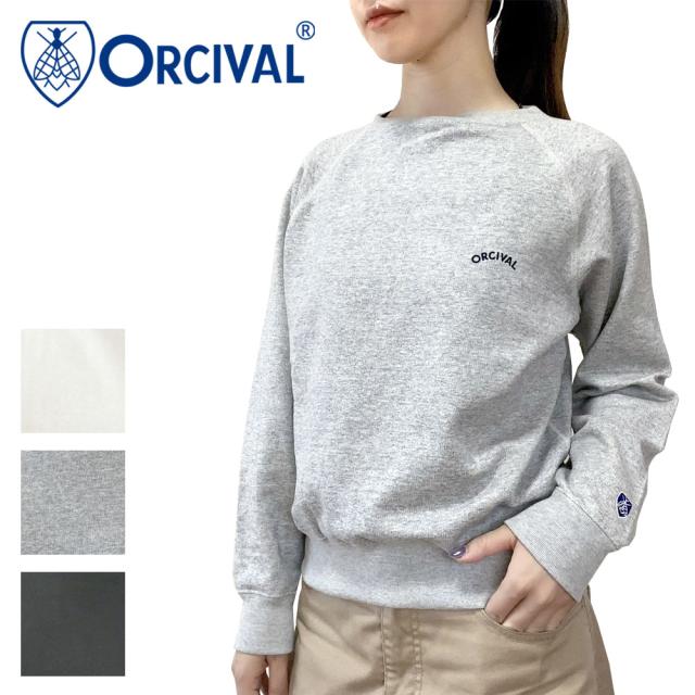 Orcival オーシバル コットン裏毛 バインダーネック スウェットプルオーバー レディース OR-C0429 MAZ