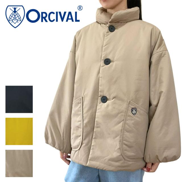 Orcival オーシバル スタンドカラー 中綿ブルゾン レディース OR-A0580 BTT