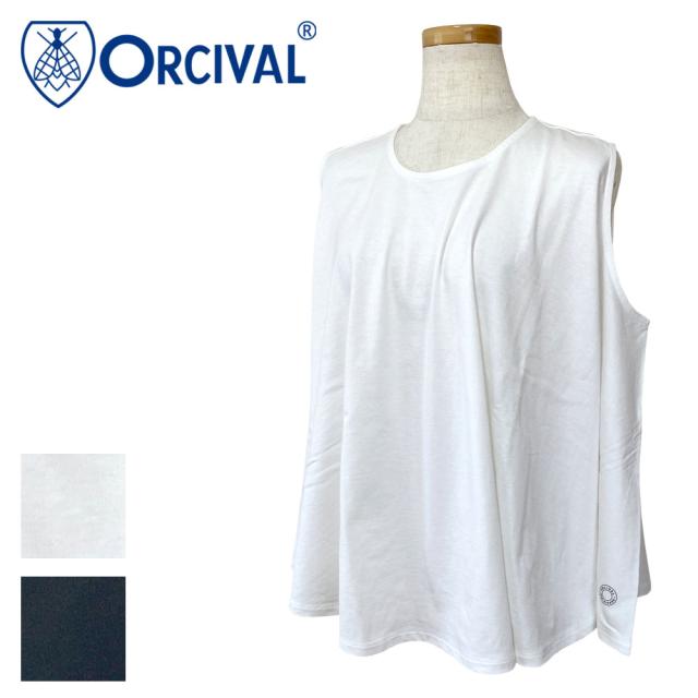Orcival オーシバル スリーブレス フレア ブラウス トップス レディース OR-C0422 OEJ