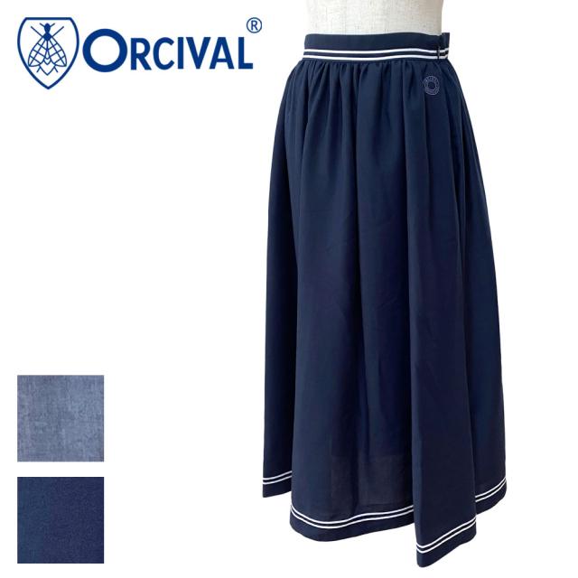 Orcival オーシバル ダンガリー セーラースカート レディース OR-F0075 CDN
