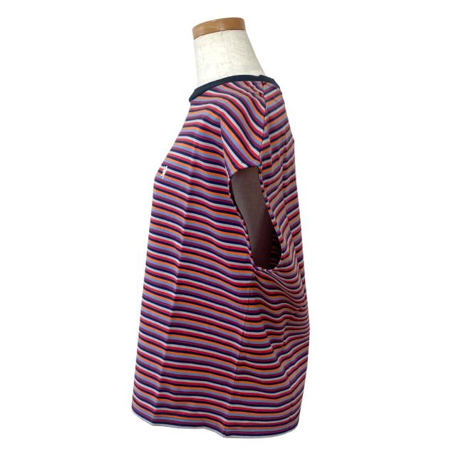 Gymphlex ジムフレックス マルチボーダー スリーブレス Tシャツ