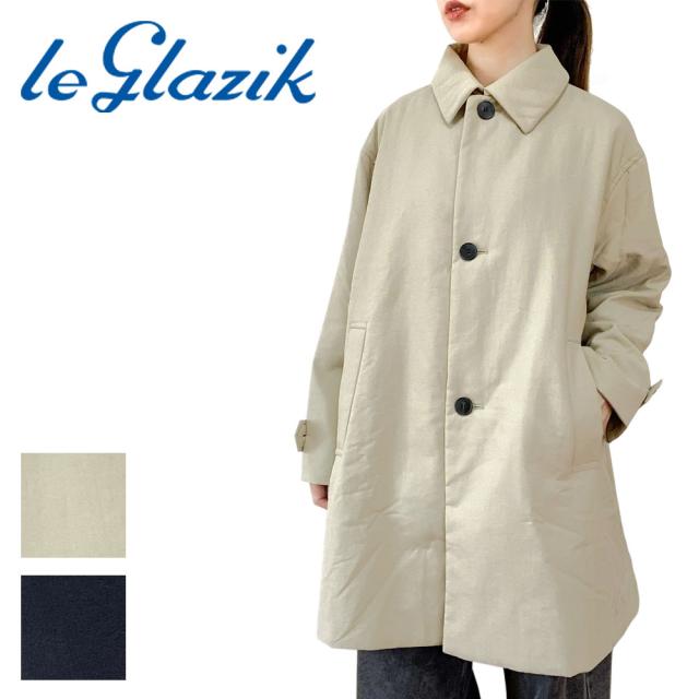 Le glazik ル・グラジック ナイロンツイル インサレーション ショートコート レディース LG-A0753 TII