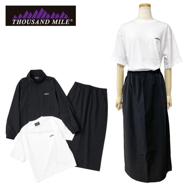 THOUSAND MILE サウザンドマイル ZIP BLOUSON＆T-SHIRT＆SKIRT SET UP ジップブルゾン＆スカートセットアップ レディース TM252NP00022