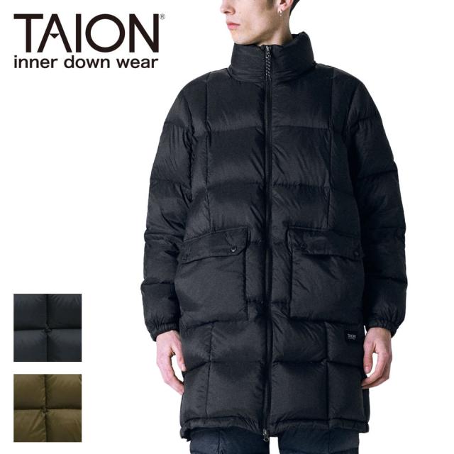 TAION タイオン マウンテン パッカブル ボリューム ダウンコート ユニセックス 102VZMT-LONG