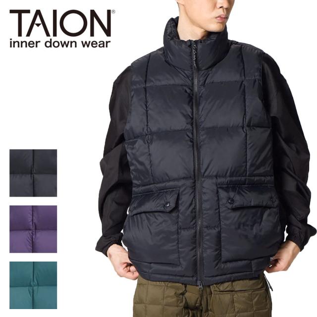 TAION タイオン マウンテン パッカブル ボリュームダウンベスト ユニセックス 002VZMT