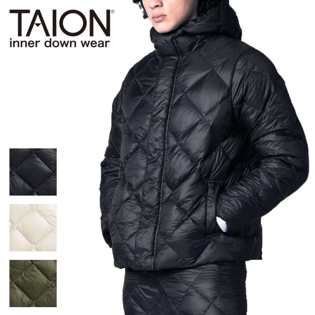 TAION タイオン シティ ダウンフーディー メンズ レディース ユニセックス 106JKCI