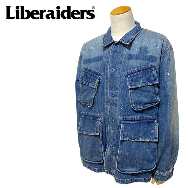 Liberaiders リベレイダース DENIM COMBAT JACKET メンズ 770102503