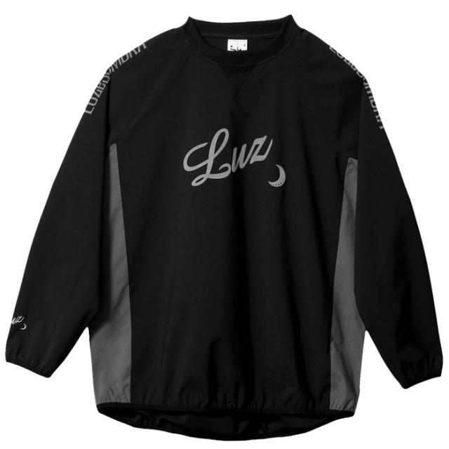 LUZESOMBRA ルース・イ・ソンブラ ストレッチ タフタ メッシュ プルオーバートップ F2011107 BLK フットサル トレーニングジャケット