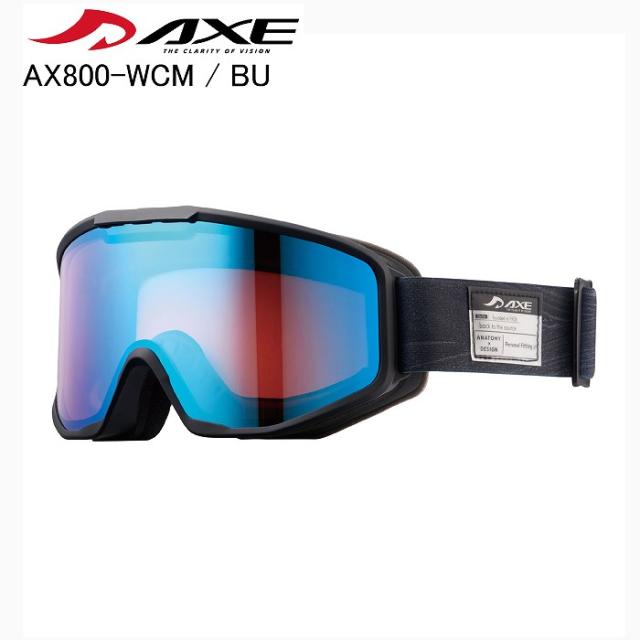AXE アックス AX800-WCM GOGGLES BU AX800-WCM ゴーグル アックスゴーグル スノーボード スキー