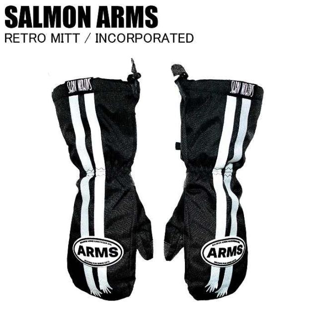 SALMON ARMS サーモンアームス SAF24RM-IC RETRO MITT INCORPORATED スノーボード スノボ グローブ 手袋 ミトングローブ