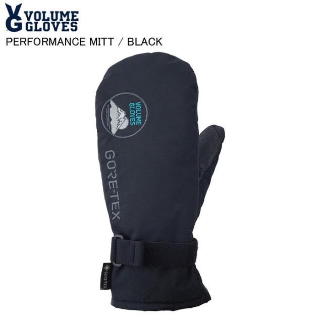 VOLUME ボリューム PERFORMANCE NS パフォーマンス BLACK スノーボードグローブ グローブ ゴアテックス グラトリ カービング