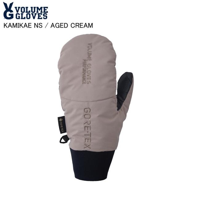 VOLUME ボリューム KAMIKAZE NS カミカゼ AGED CREAM スノーボードグローブ グローブ ゴアテックス グラトリ カービング