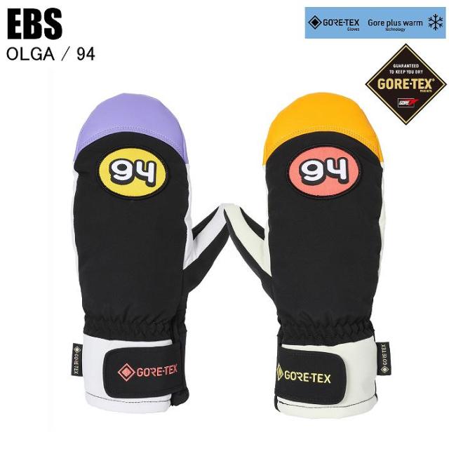 EBS エビス 4500004 OLGA オルガ 94 スノーボード グローブ EBSグローブ ミトングローブ ゴアテックス インナーグローブ付き