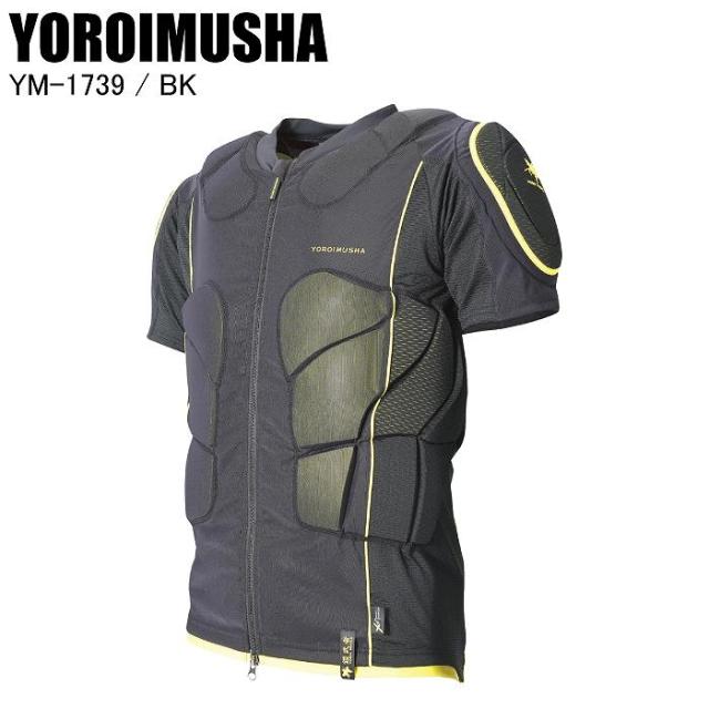 YOROIMUSHA ヨロイムシャ YM-1739 SHORT SLEEVE PROTECTOR(XRD) BK スキー スノーボード プロテクター 上半身 ボディー 鎧武者
