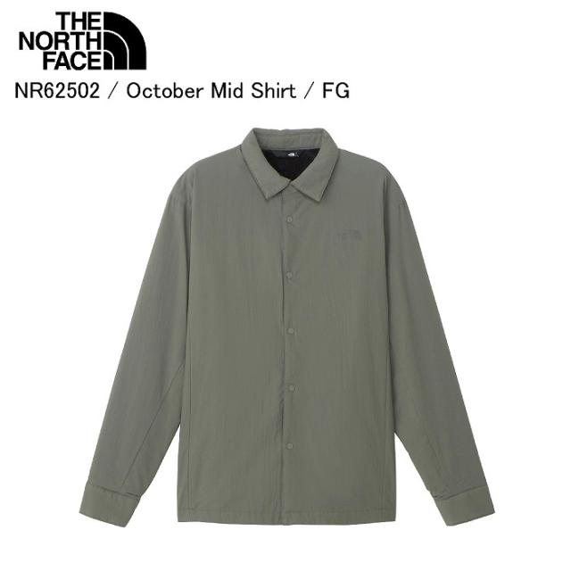 THE NORTH FACE ノースフェイス NR62502 October Mid Shirt オクトーバーミッドシャツ FG ミドルシャツ シャツ フリース