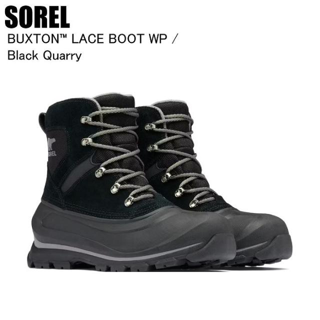 SOREL ソレル NM5081 BUXTON LACE BOOT バクストン 010Black Quarry スノーブーツ スノーシューズ 雪遊び ソレルブーツ