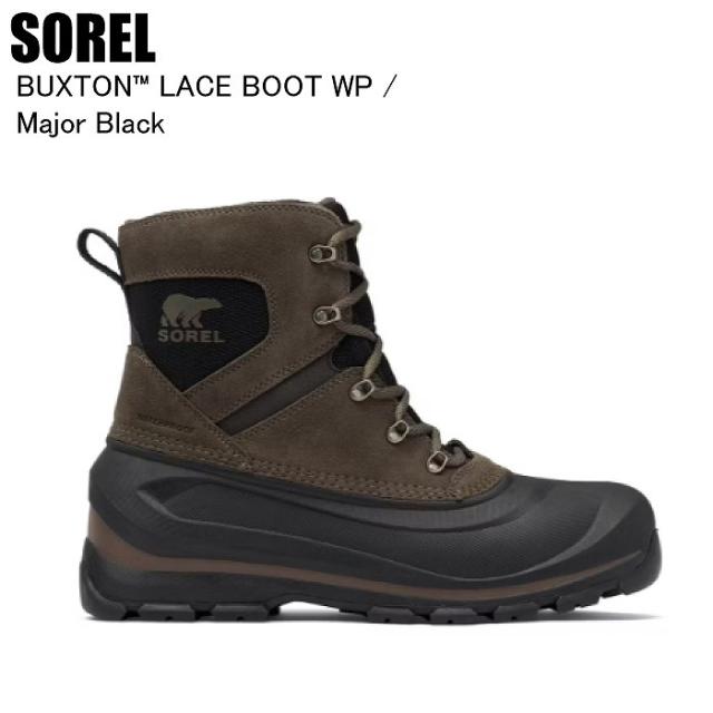 SOREL ソレル NM5081 BUXTON LACE BOOT バクストン 245Major Black スノーブーツ スノーシューズ 雪遊び ソレルブーツ