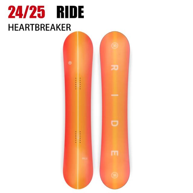 2025 RIDE ライド HEARTBREAKER ハートブレイカー 24-25 レディース ボード板 スノーボード