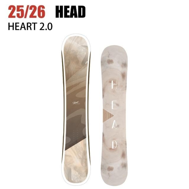2026 HEAD ヘッド HEART2.0 ハート 25-26 レディース ボード板 スノーボード