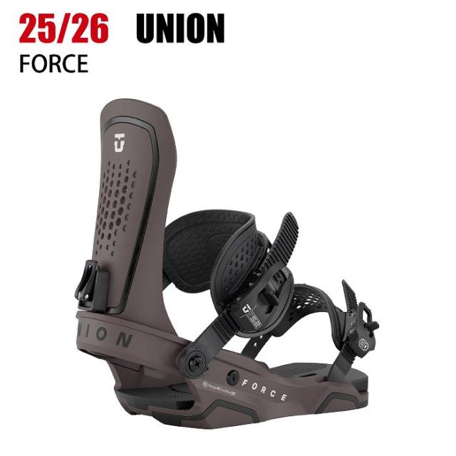 2026 UNION ユニオン FORCE フォース BROWN 25-26 スノーボード ビンディング バインディング