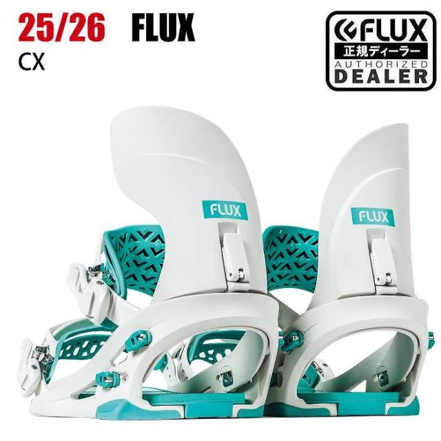 2026 FLUX フラックス CX シーエックス OFF WHITE 25-26 平間和徳　ラマ先生 ラマさん スノーボード ビンディング バインディング