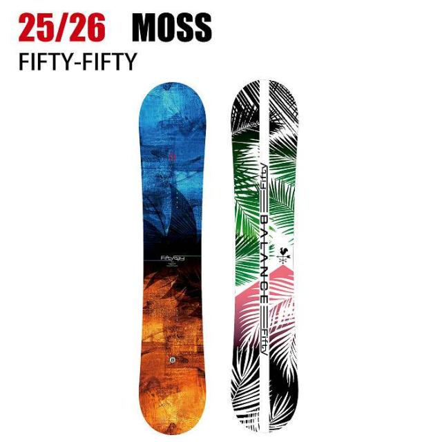 2026 MOSS モス FIFTY フィフティー 25-26 ボード板 スノーボード