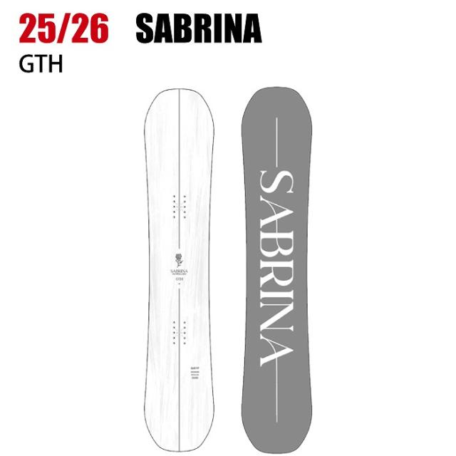 2026 SABRINA サブリナ GTH 25-26 レディース ボード板 スノーボード