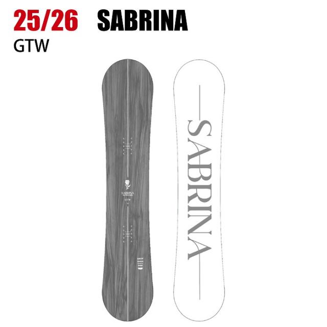 2026 SABRINA サブリナ GTW 25-26 レディース ボード板 スノーボード