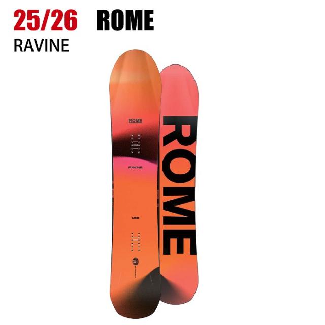 2026 ROME ローム RAVINE ラビーン 25-26 ボード板 スノーボード