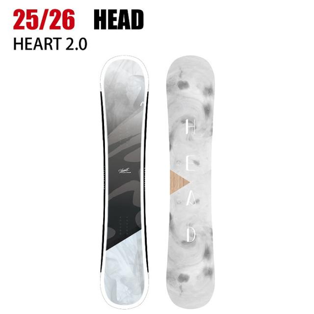 2026 HEAD ヘッド HEART 2.0 BLACK ハート 25-26 レディース ボード板 スノーボード
