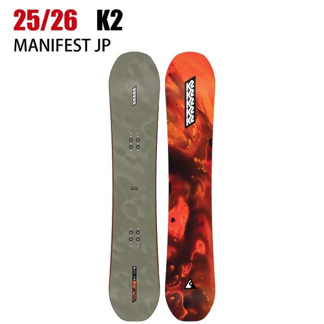 2026 K2 ケーツー MANIFEST JP マニフェスト 25-26 ボード板 スノーボード