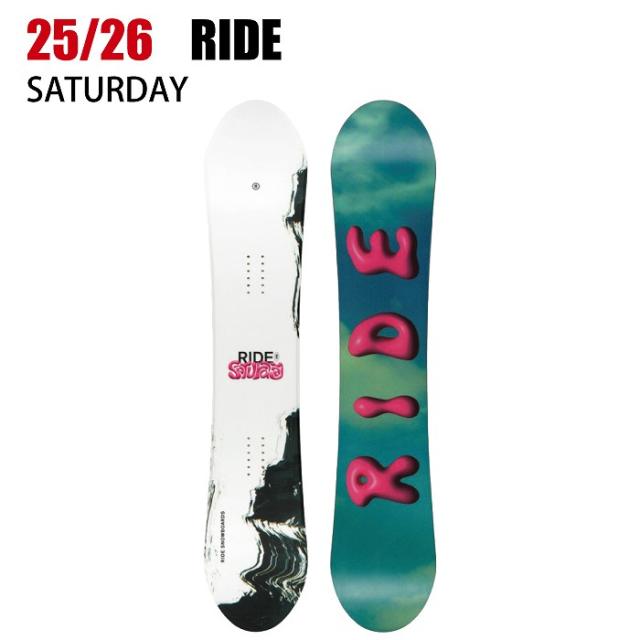 2026 RIDE ライド SATURDAY サタデー 25-26 レディース ボード板 スノーボード