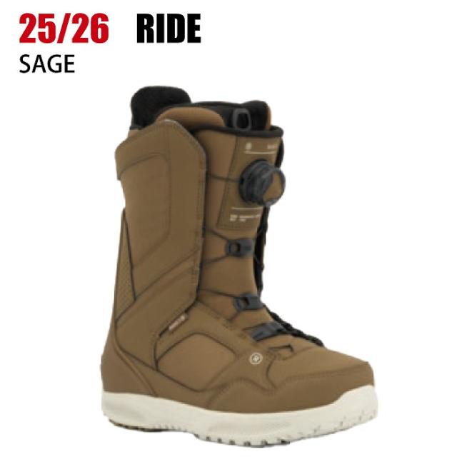 2026 RIDE ライド SAGE セージ BROWN 25-26 レディース BOA スノーボード ブーツ ボア スノボ