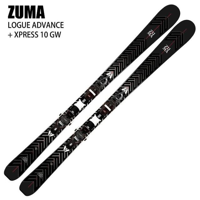 ツマ スキー板 2026 ZUMA LOGUE ADVANCE + XPRESS 10 GW BLACK ローグ ビンディングセット 25-26
