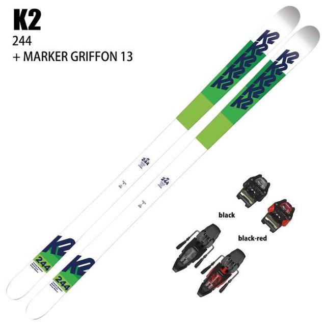 [スキー2点セット] ケーツー スキー板 2026 K2 244 + 26 MARKER GRIFFON 13 90mm ビンディングセット 25-26
