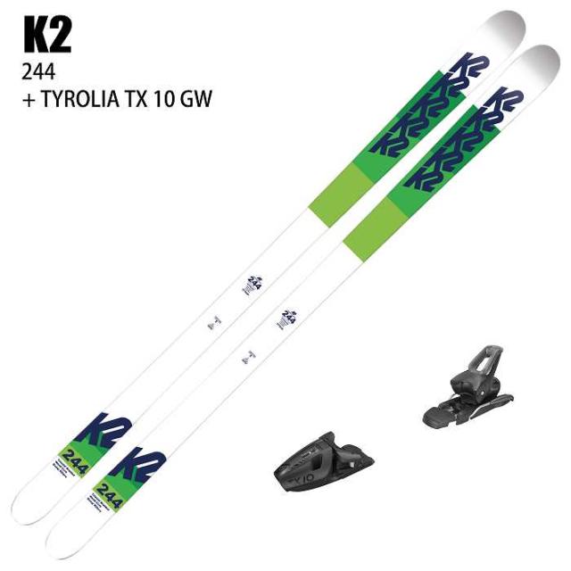 [スキー2点セット] ケーツー スキー板 2026 K2 244 + 26 TYROLIA TX 10 GW 78mm ビンディングセット 25-26