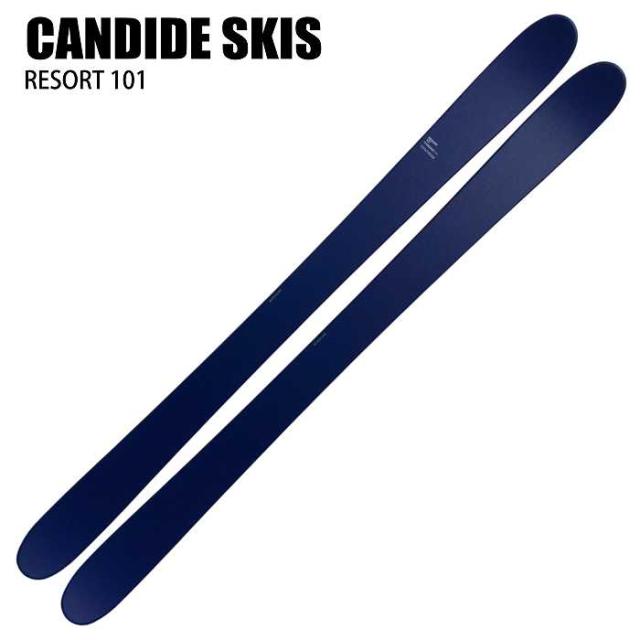 キャンデッド スキー板 2026 CANDIDE SKIS RESORT 101 リゾート 板単品 25-26